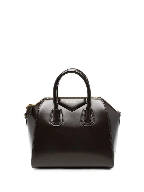Givenchy Antigona Mini Box Leather Bag - Brown