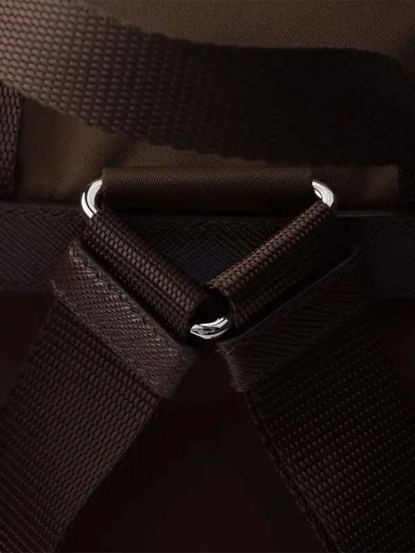 Prada Medium Re-nylon Backpack With Pouch - Brown