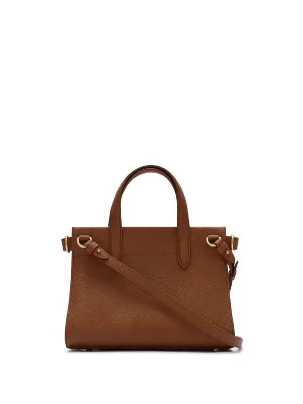 Burberry Mini Cotswolds Check Tote Bag - Brown