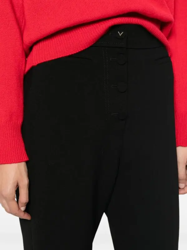 Valentino Garavani Straight-leg Wool Trousers