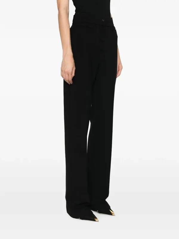 Valentino Garavani Straight-leg Wool Trousers