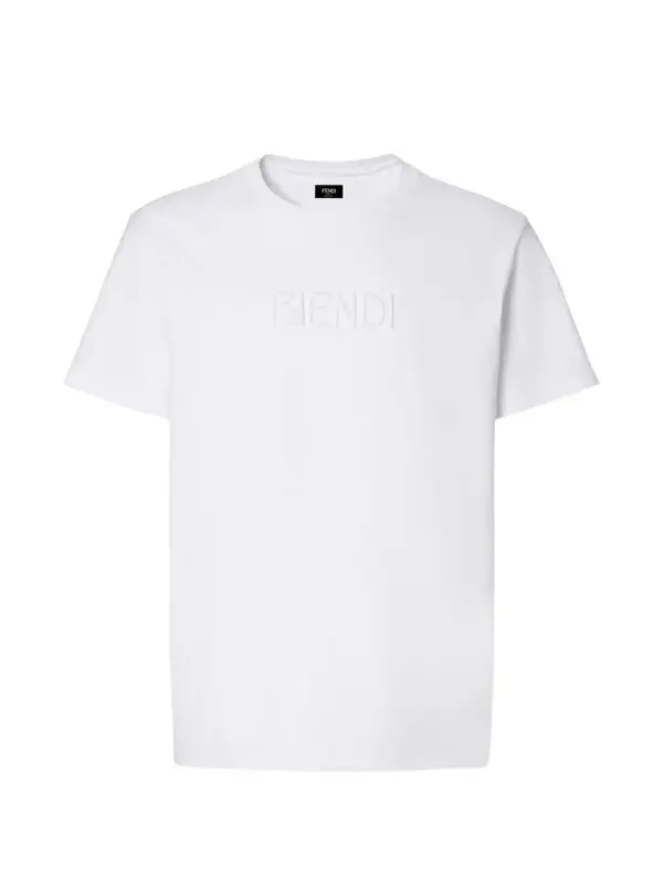 Fendi Ts Slim Ff Stiching 3d Emb M.j - White