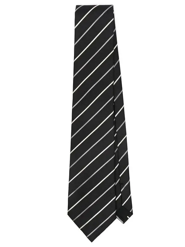 Saint Laurent Silk Cravat - Black