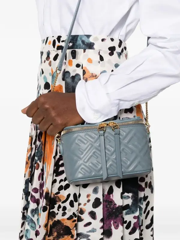 Fendi Nappa Leather Bag With Ff Motif