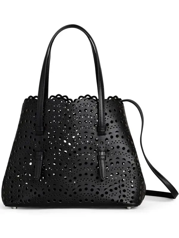 Alaïa Mina 25 Tote Bag - Black