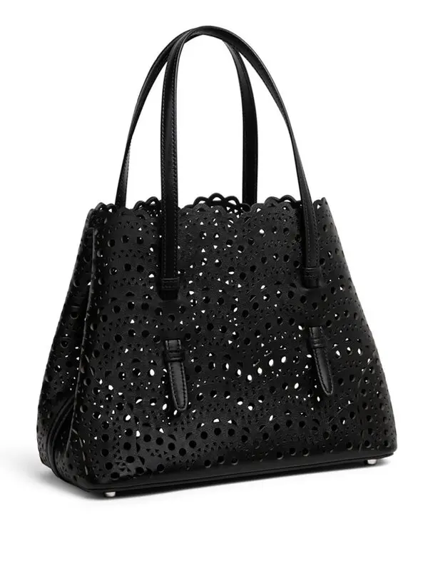 Alaïa Mina 25 Tote Bag - Black
