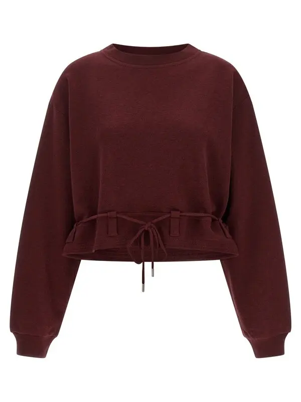 Dries Van Noten Cotton Cropped Sweatshirt - Multicolor