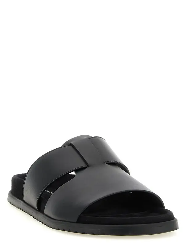 Dolce & Gabbana Calf Leather 'dg Casual' Sandals