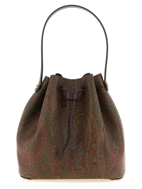Etro Arnica' Small Bucket Bag - Brown