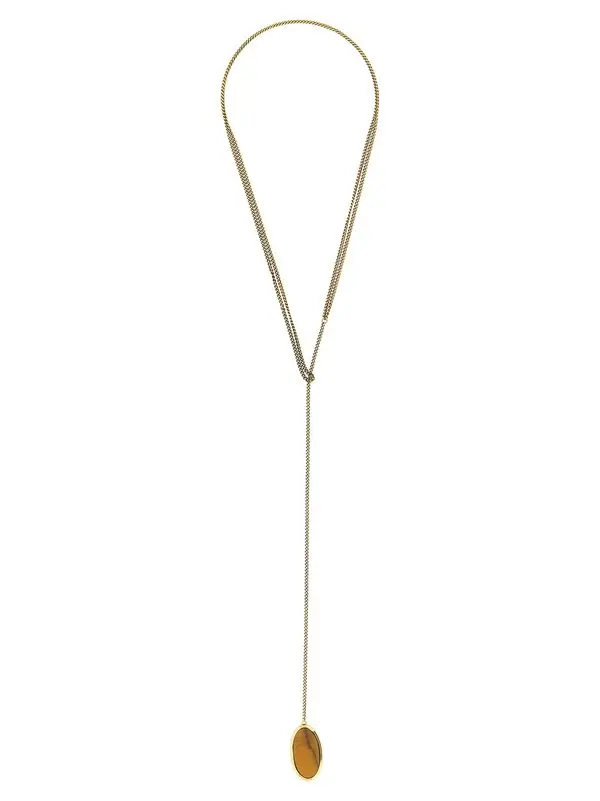 Dries Van Noten Stone Necklace - Gold