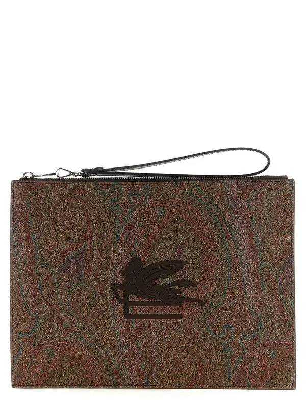 Etro Essential Arnica' Clutch - Brown