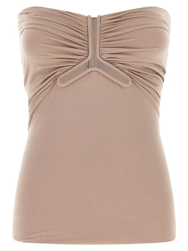 Rick Owens Alannah Bustier Top - Pink