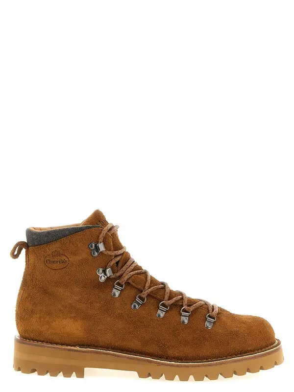 Church's Poulton Lace-up Ankle Boots In Fumé Suede - Brown