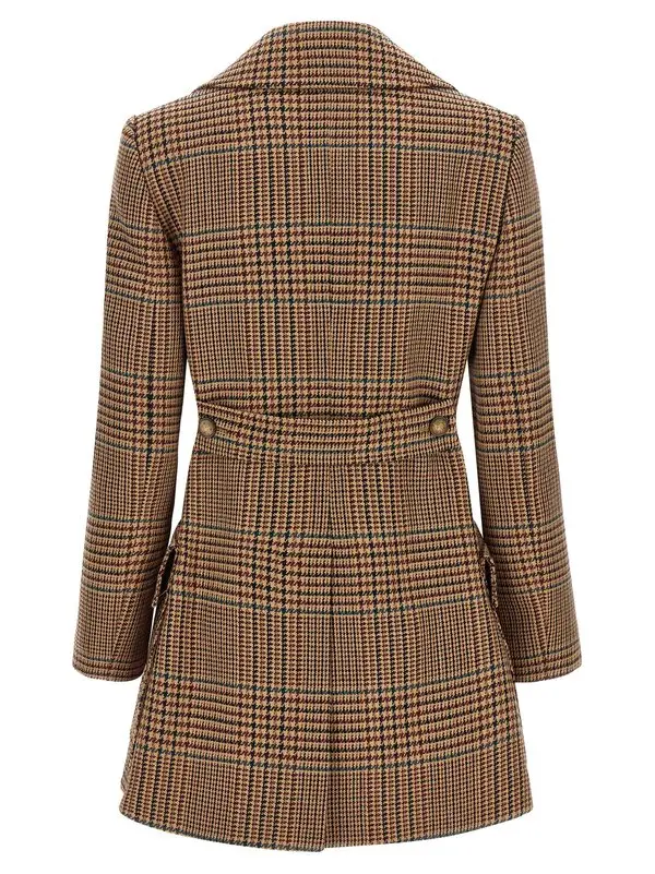 Etro Prince Of Wales Check Wool Coat