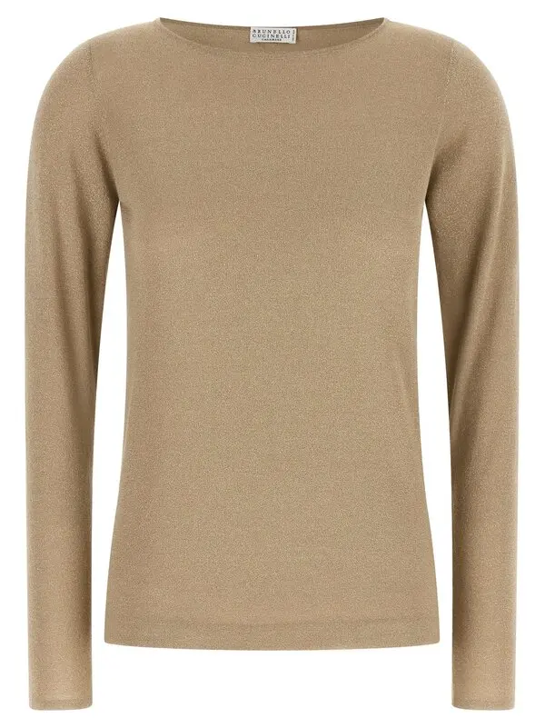 Brunello Cucinelli Sparkling' Sweater - Cream