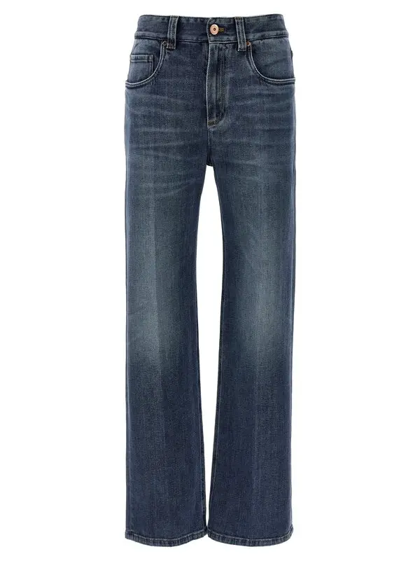 Brunello Cucinelli Cotton Denim Jeans - Blue