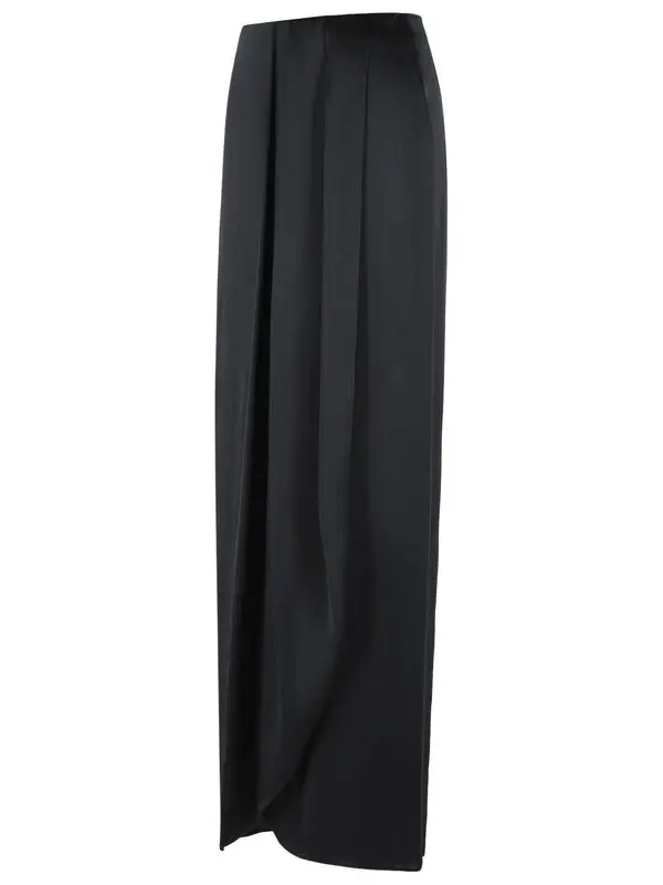 MAISON MARGIELA Silk Blend Midi Skirt