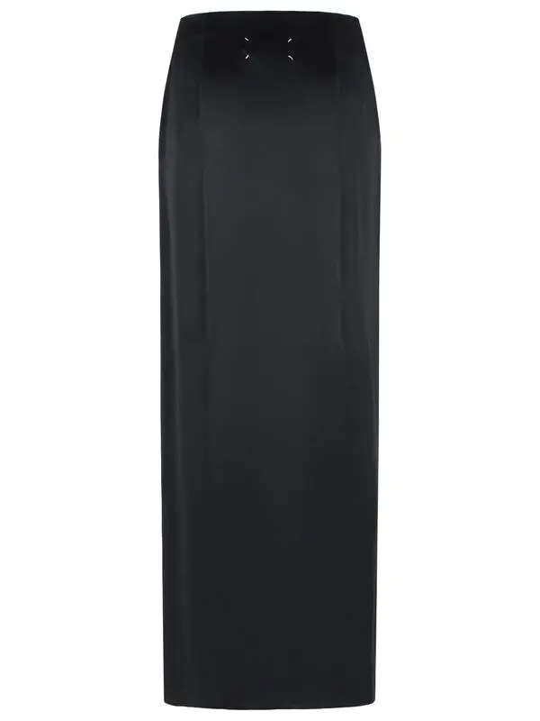 MAISON MARGIELA Silk Blend Midi Skirt