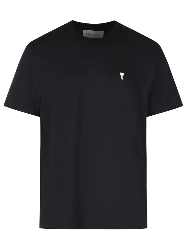 AMI Paris Cotton T-shirt - Black