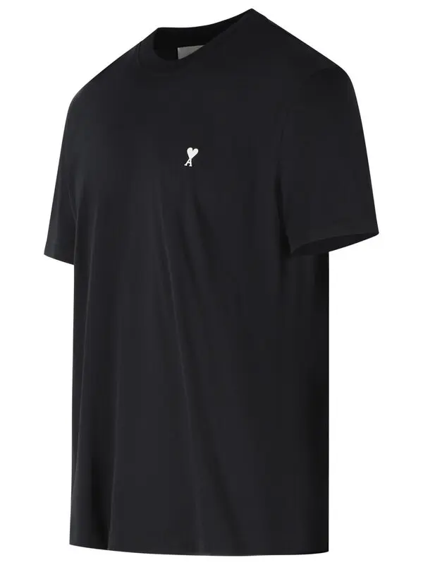 AMI Paris Cotton T-shirt - Black