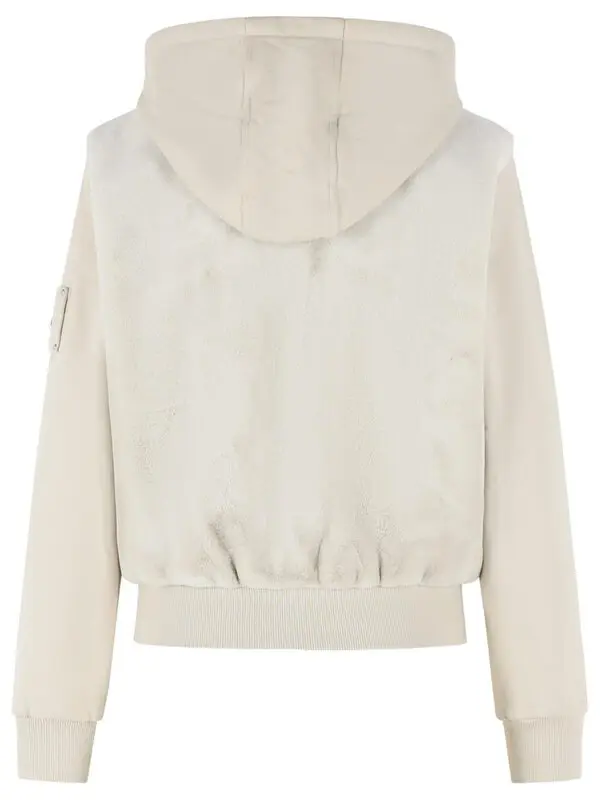 Moose Knuckles Ivory Cotton Sweatshirt - Cream