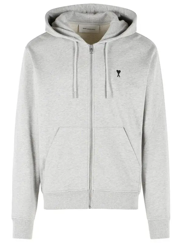 AMI Paris Cotton Sweatshirt - Gray