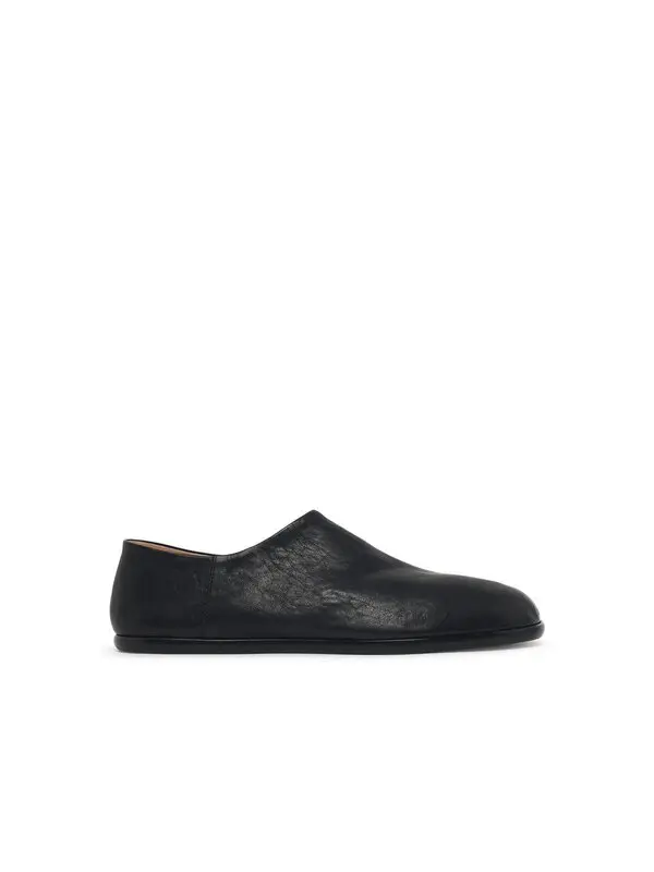 MAISON MARGIELA Tabi' Leather Loafers - Black