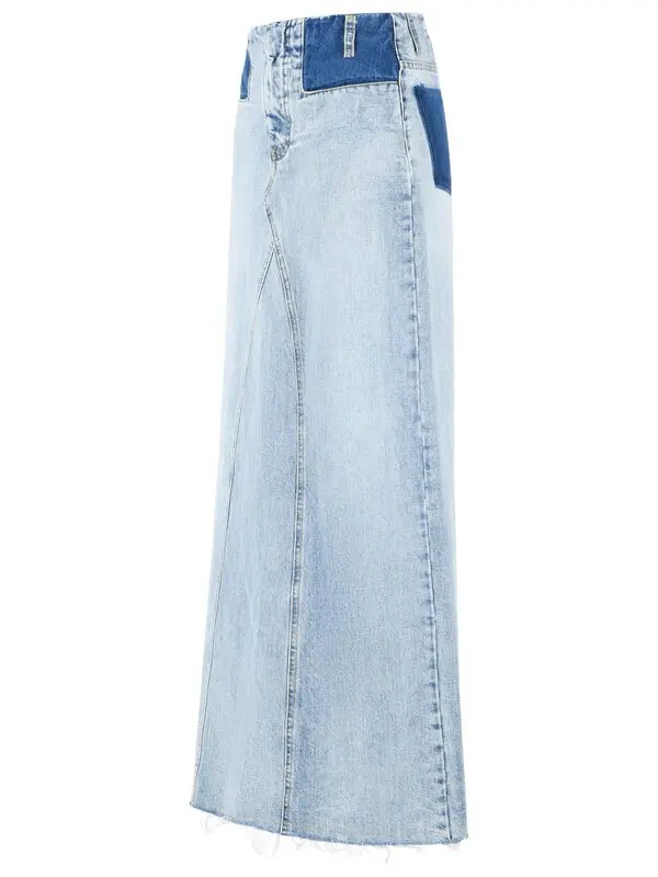 MAISON MARGIELA Light Denim Maxi Skirt
