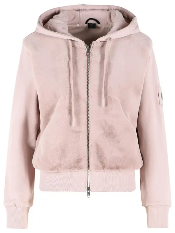 Moose Knuckles Cotton "bunny" Sweatshirt - Pink