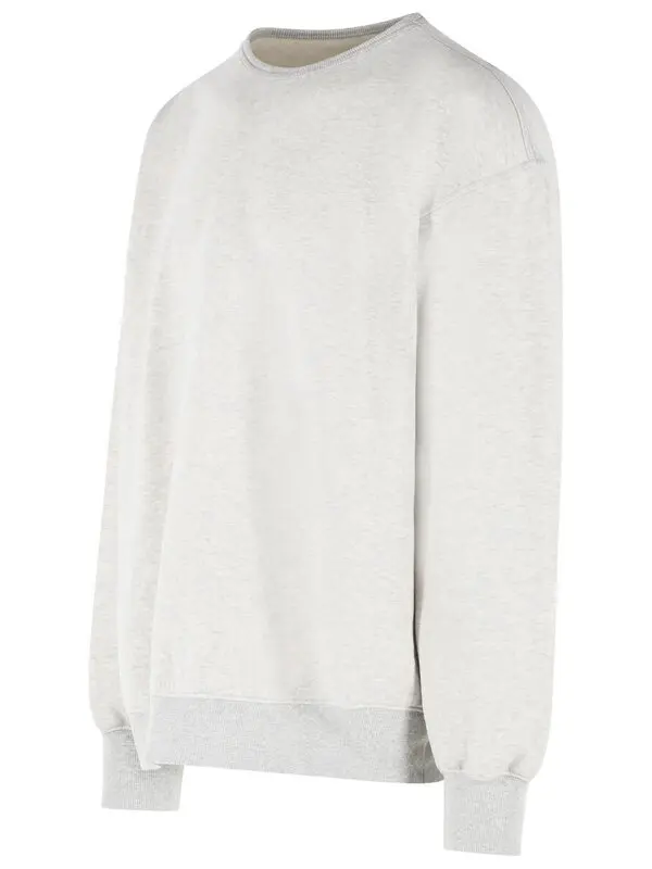 MAISON MARGIELA Ecru Cotton Sweatshirt - Gray