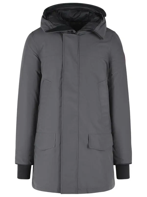 Canada Goose Langford' Polyester And Grey Cotton Parka - Gray