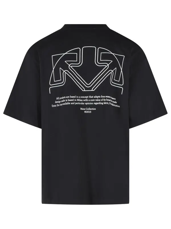 Off-White Offline Half Arrow' Cotton T-shirt