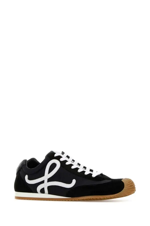 Loewe Canvas And Suede Ballet Runner 2.0 Sneakers