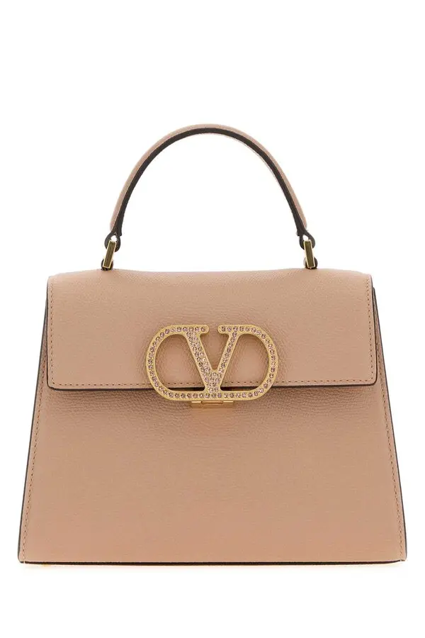 Valentino Garavani Powder Leather Small Vsling Handbag - Pink