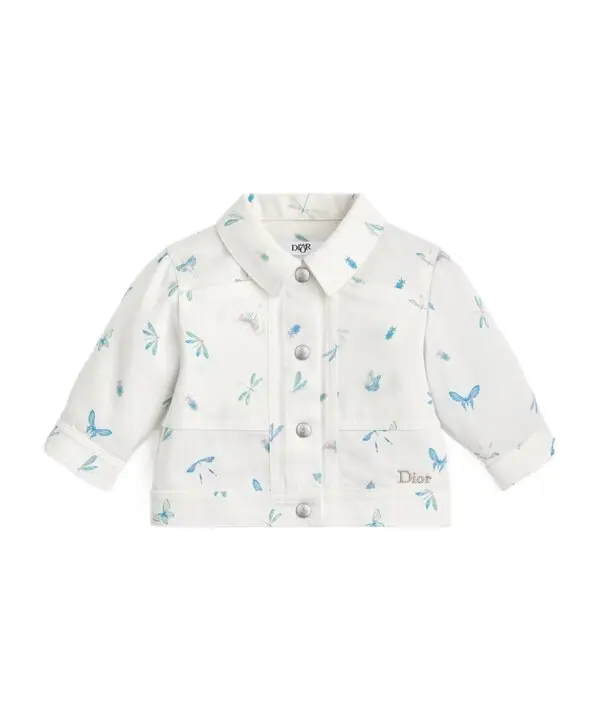 Dior Embroidered Baby Jacket - Ivory