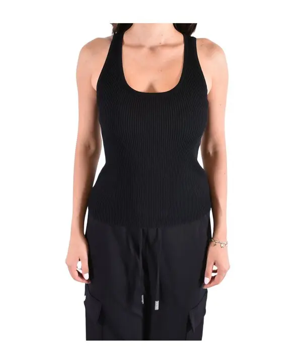 Michael Kors Ribbed Scoop-neck Tank Top