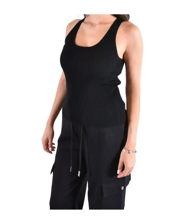 Michael Kors Ribbed Scoop-neck Tank Top