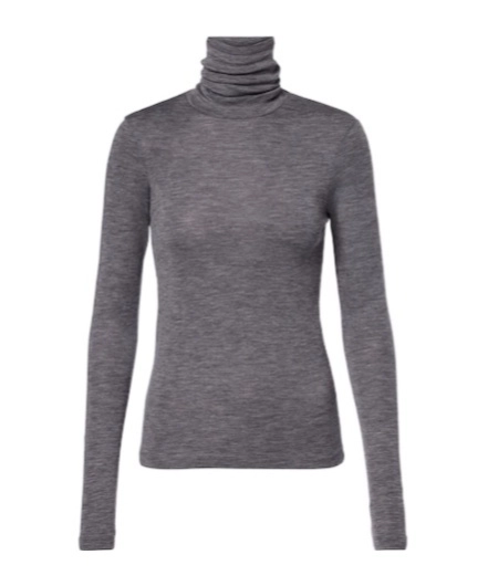 RÓHE Wool Jersey Turtleneck Top