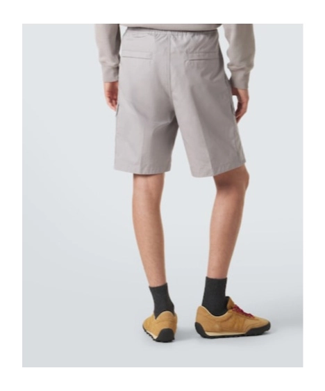 Stone Island Ghost Cotton Canvas Cargo Shorts