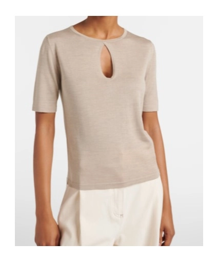 Max Mara Valido Silk And Cashmere Top