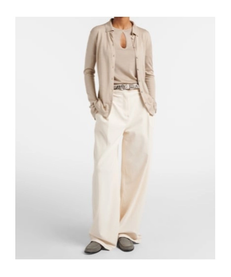 Max Mara Valido Silk And Cashmere Top