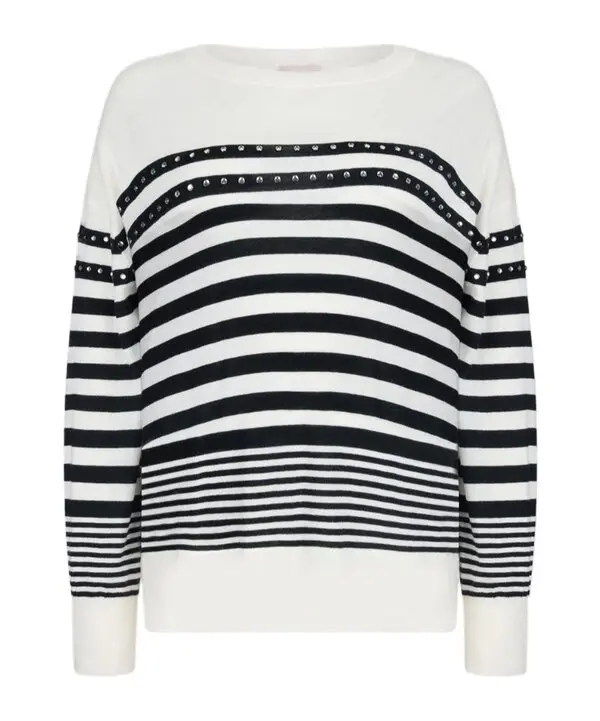 Liu Jo Striped Crewneck Jumper