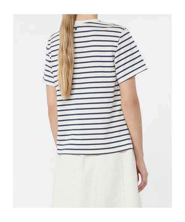 Max Mara Wkdbora Embroidered Stripe T-shirt