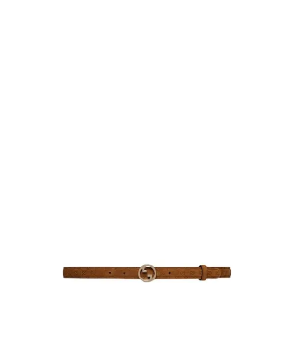 Gucci Blondie Thin Belt - Brown