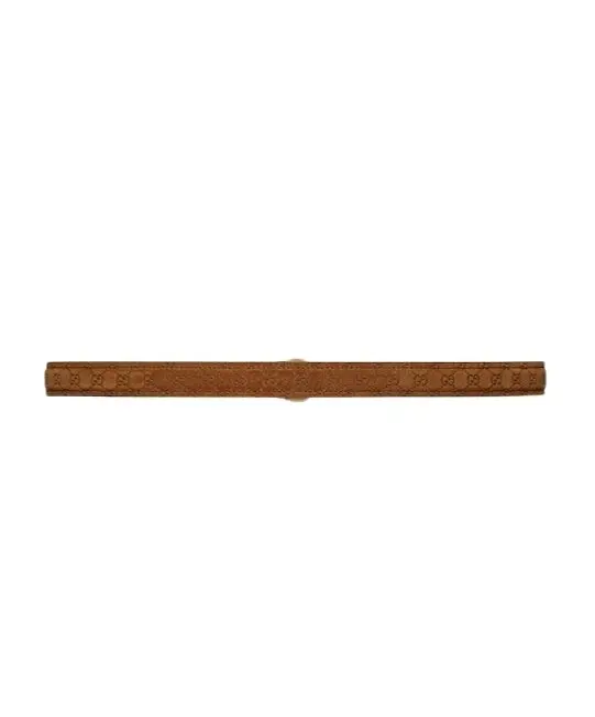 Gucci Blondie Thin Belt - Brown