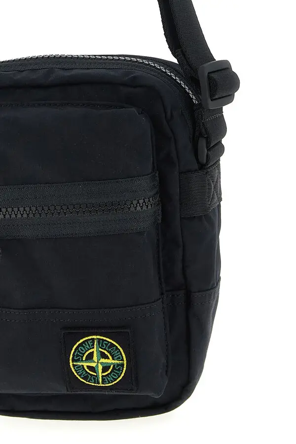 Stone Island Logo Badge Crossbody Bag