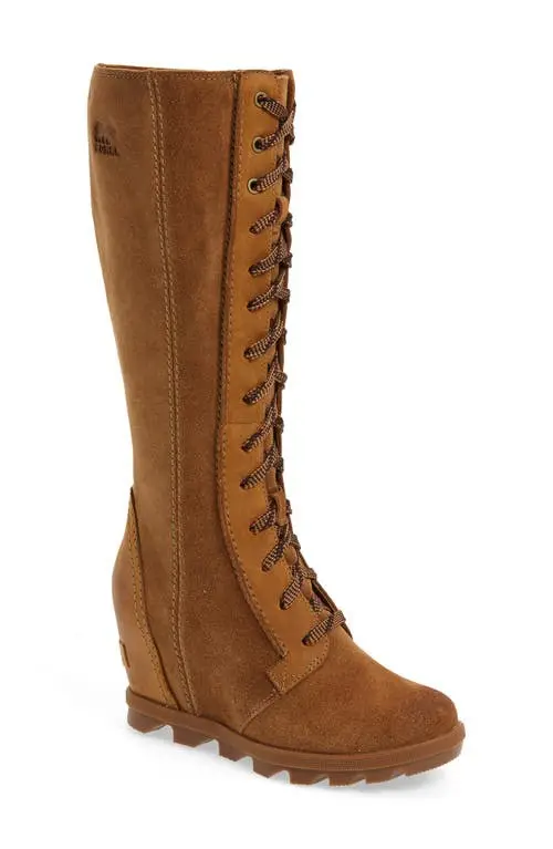 Sorel Joan Of Arctic Ii Waterproof Wedge Boot - Camel Brown