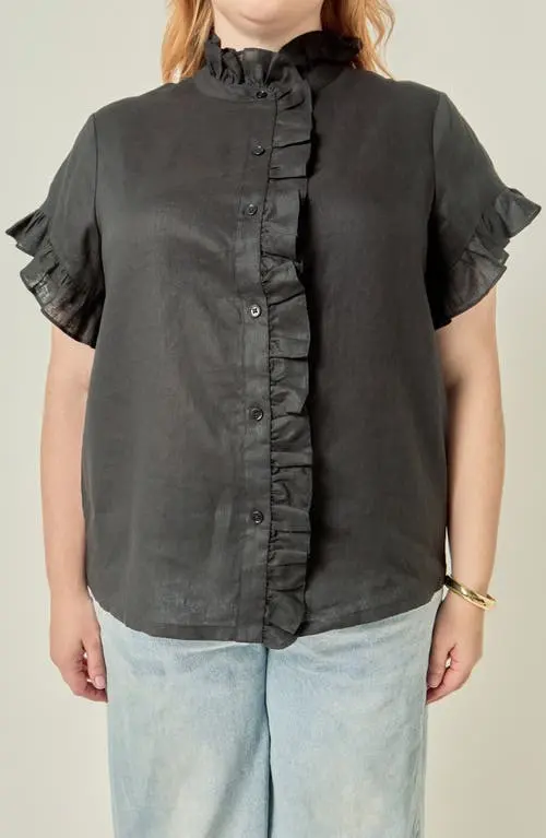 English Factory Ruffle Shirt