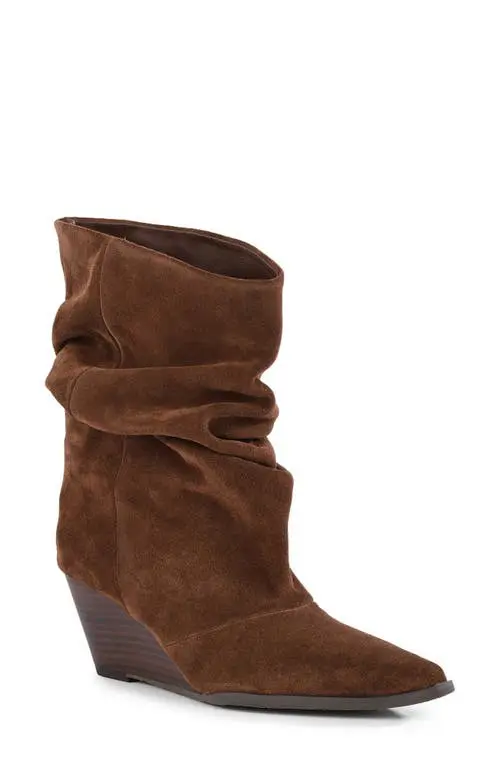 Seychelles The Getty Slouch Wedge Bootie - Dark Brown