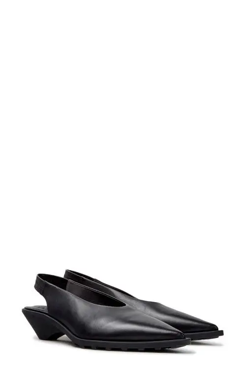 Camper Anita Slingback Pointed Toe Flat - Black